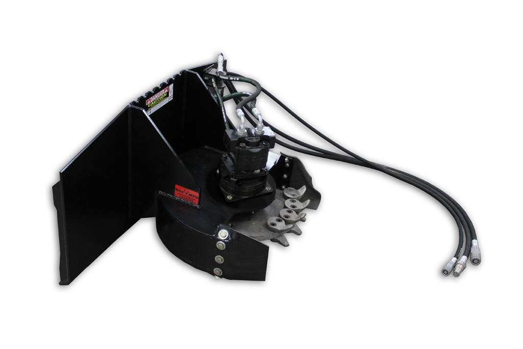 Skid Steer Stump Grinder | Heavy Duty Tree Removal Tool | Rut Manufacturing