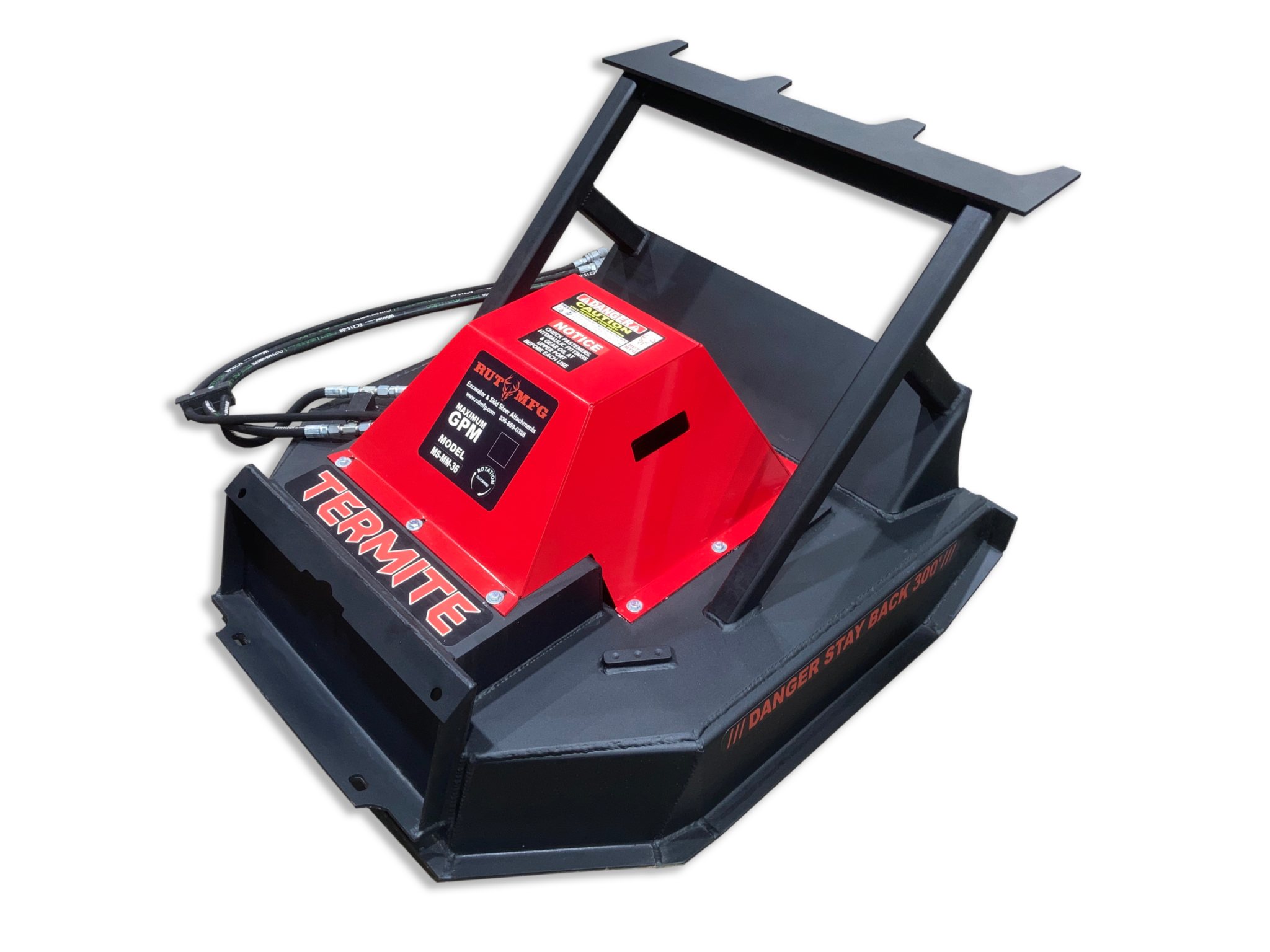 Mini Skid Steer Mulcher | Forestry Clearing Attachment | Rut Manufacturing